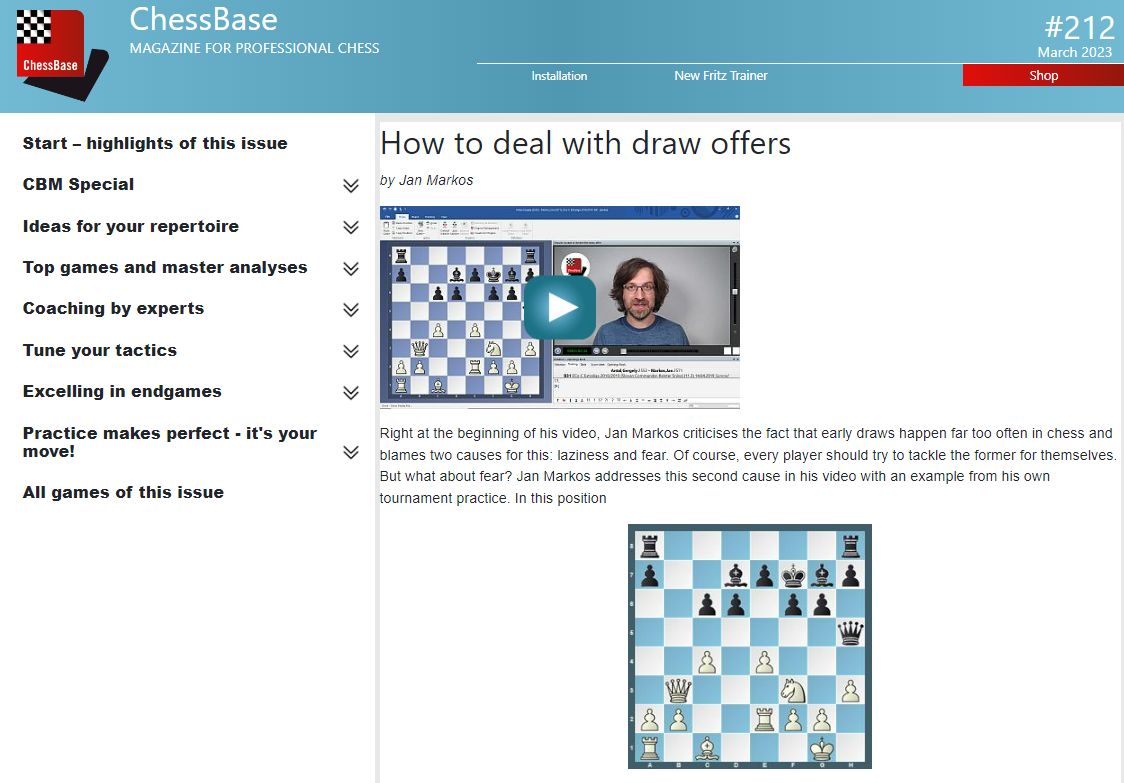 "Draw?" | ChessBase